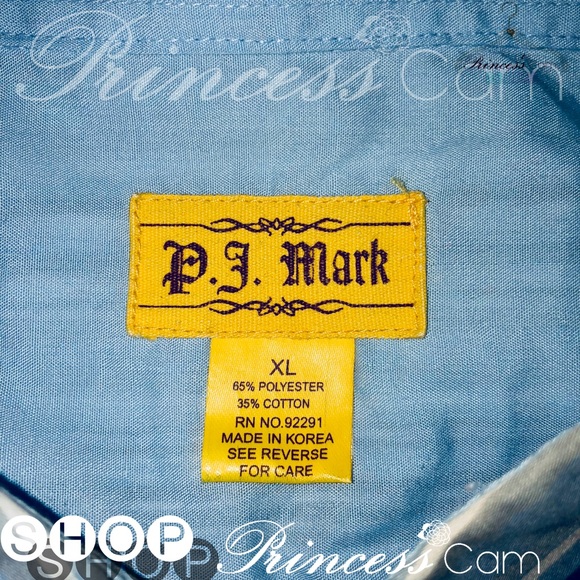 P.J. Mark | Shirts | Pj Mark Mens Striped Floral Accent Button Down ...